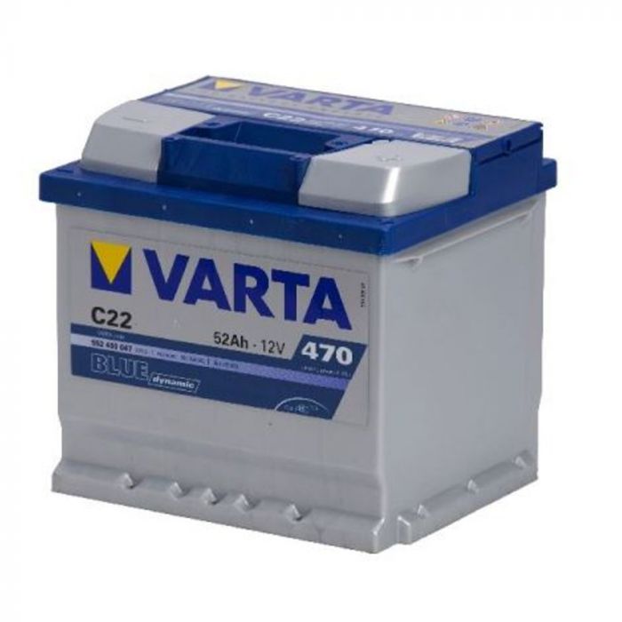 Akumulator Varta 12V 52Ah 470A Blue Dynamic desno+ | MD Auto